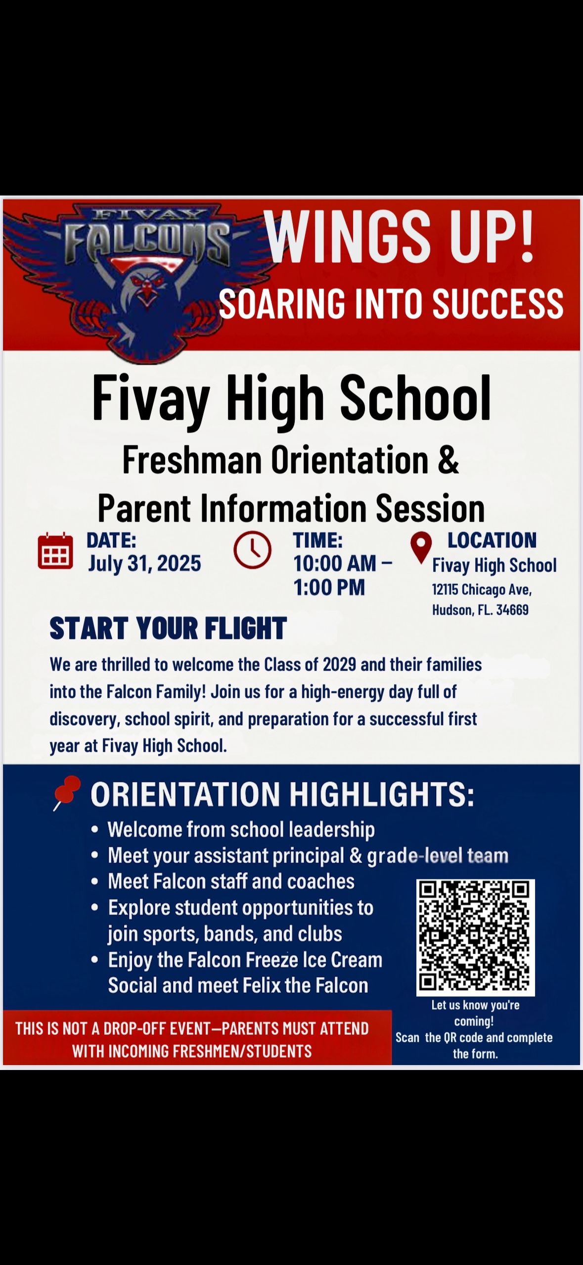 Freshmen Orientation 2025 | Fivay High School